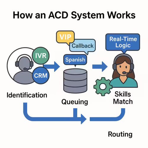 ACD Contact Centers: Automatic Call Distribution Definition and Examples